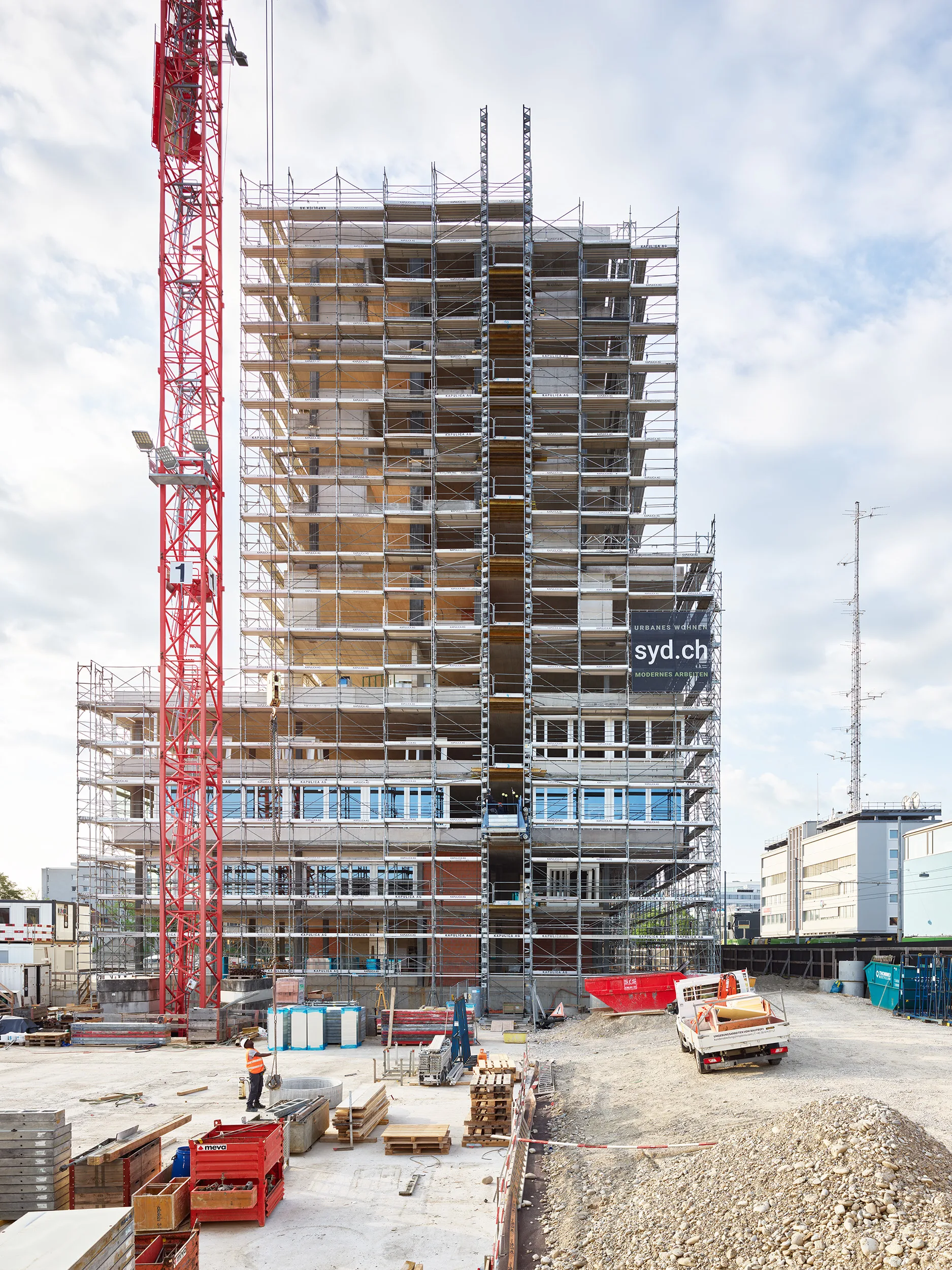 Hochhaus Dreispitz Basel - fotografie roman weyeneth